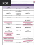 JC Written Exams Timetable 2025 | PDF | Qualifications