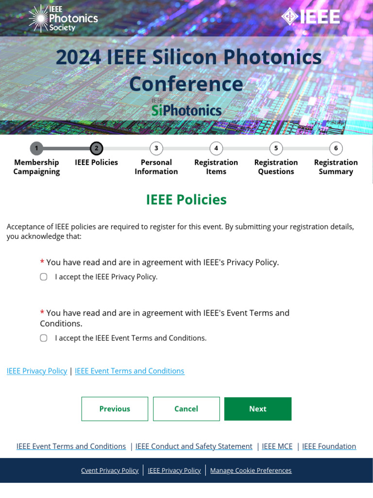 IEEE Policies - 2024 IEEE Silicon Photonics Conference (SiPhotonics) | PDF