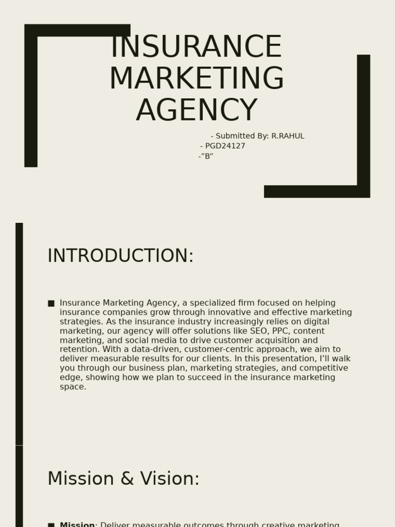 Digital Marketing Strategies for Insurance | PDF | Digital Marketing ...