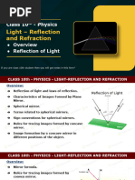 Class 10 Light Formulas | PDF