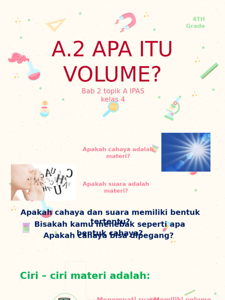 Bab 2 Apa Itu Volume Topik A.2 | PDF