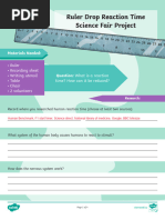 AQA GCSE Reaction Time Practical Guide | PDF
