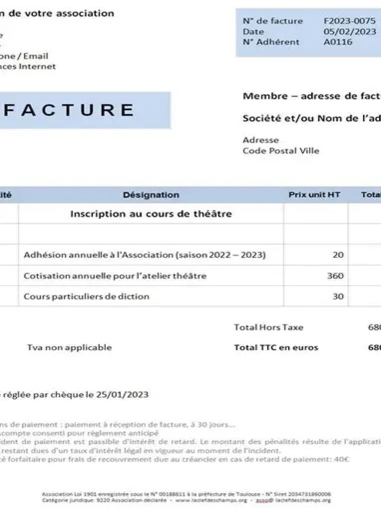 Modéle Facture | PDF
