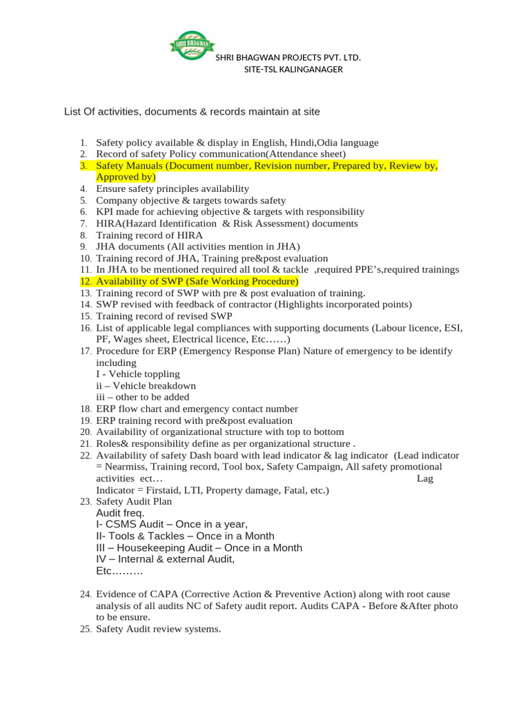 Safety Management Practices Overview | PDF | Safety | Business