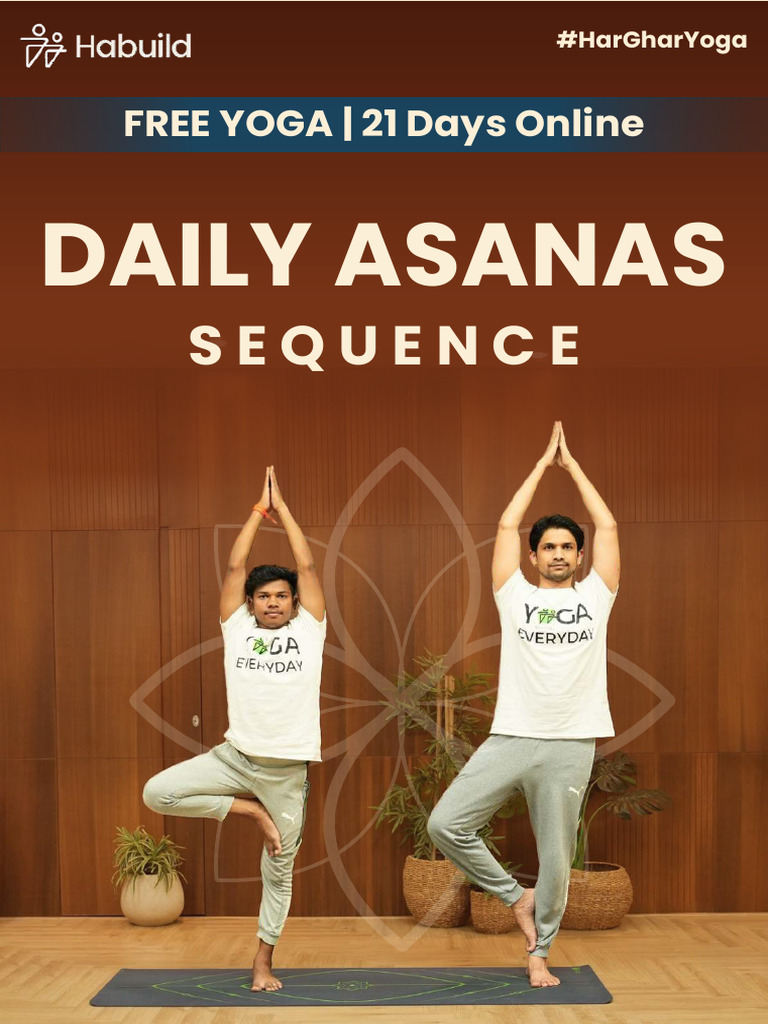 Daily Yoga Asanas Sequence Guide | PDF | Asana | Abdomen