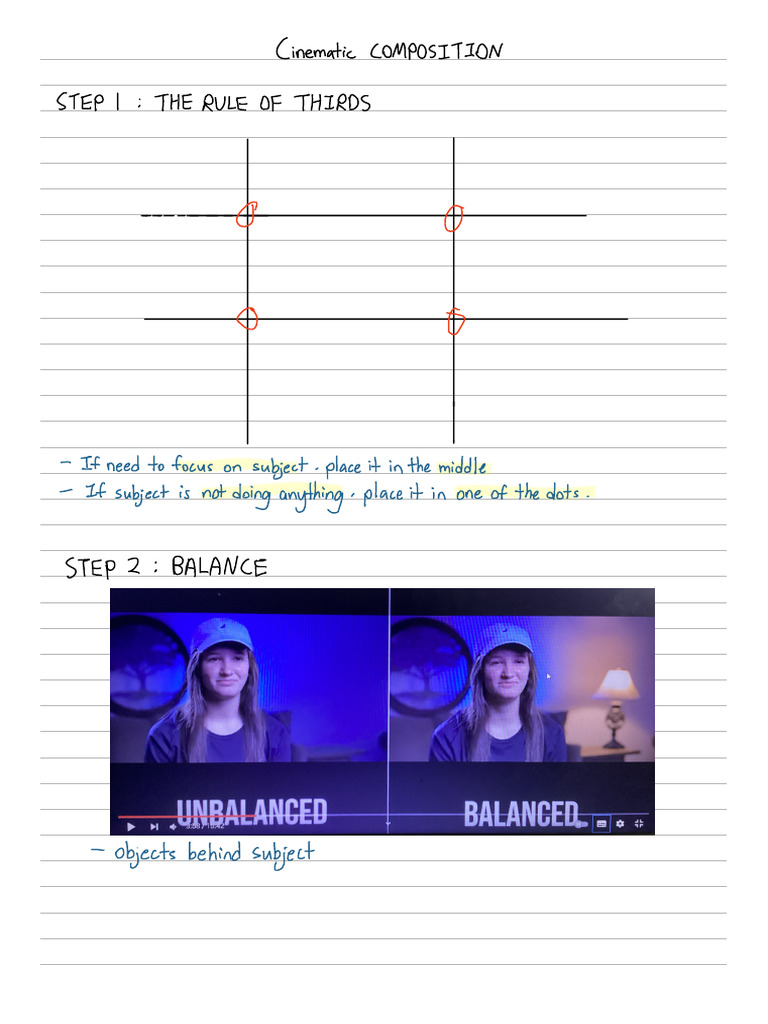 Cinematic Composition | PDF