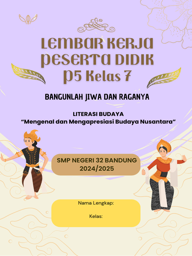 LKPD P5 Kelas 7 Literasi - 20250523 - 103051 - 0000 | PDF