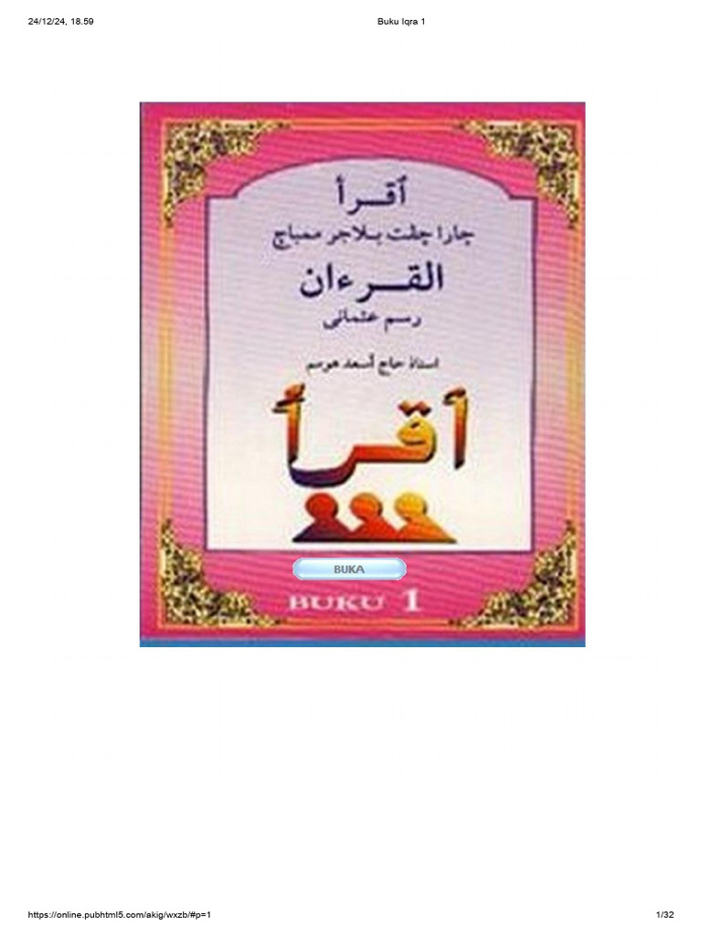 Buku Iqra 1 | PDF
