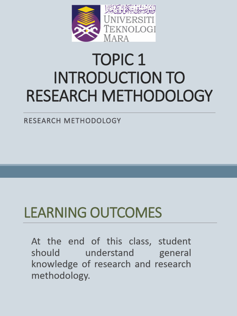 Introduction to Research Methodology | PDF | Methodology | Quantitative ...