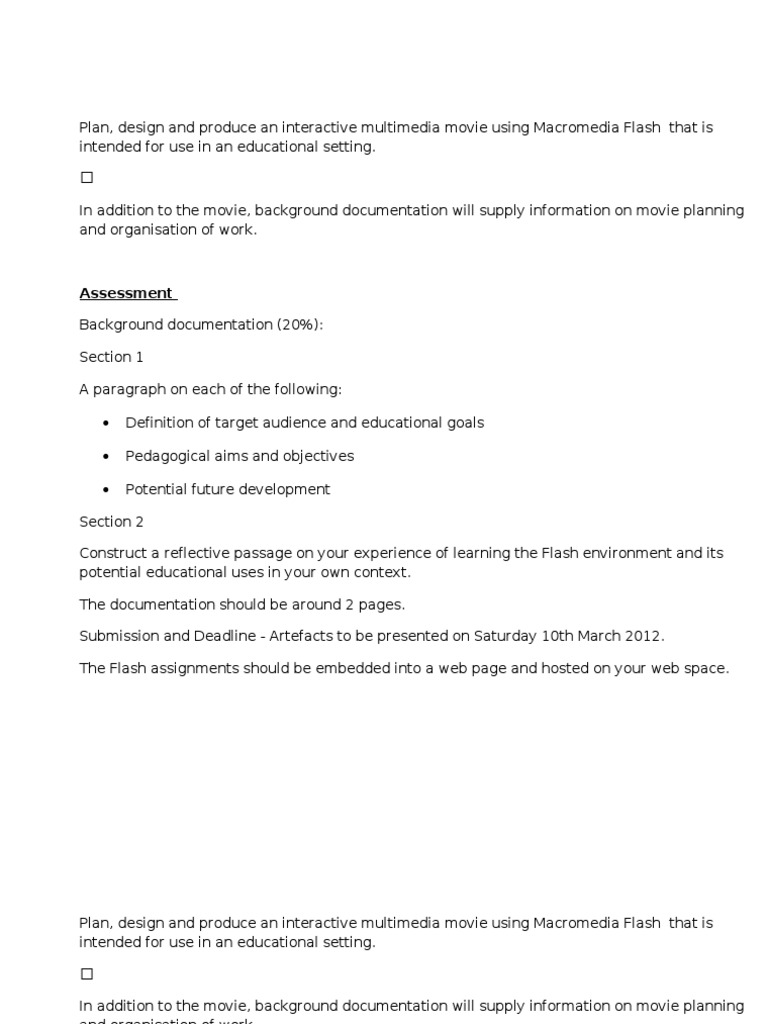 Plan | PDF | Adobe Flash | Page Layout