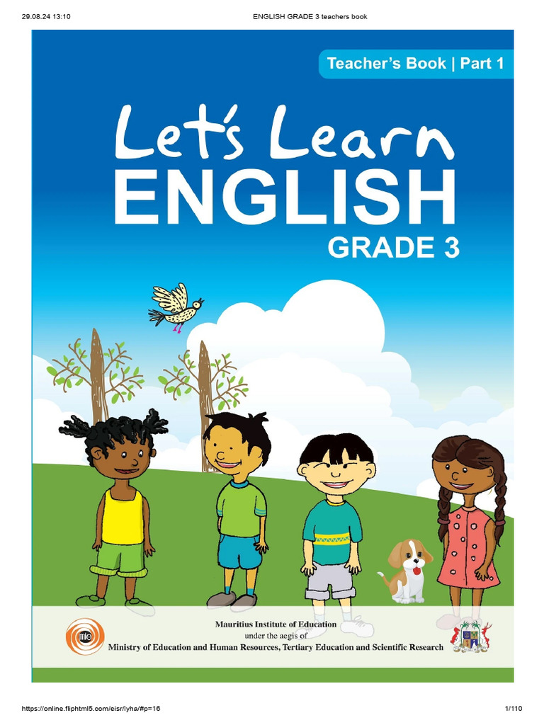 ENGLISH GRADE 3 Teachers Book | PDF