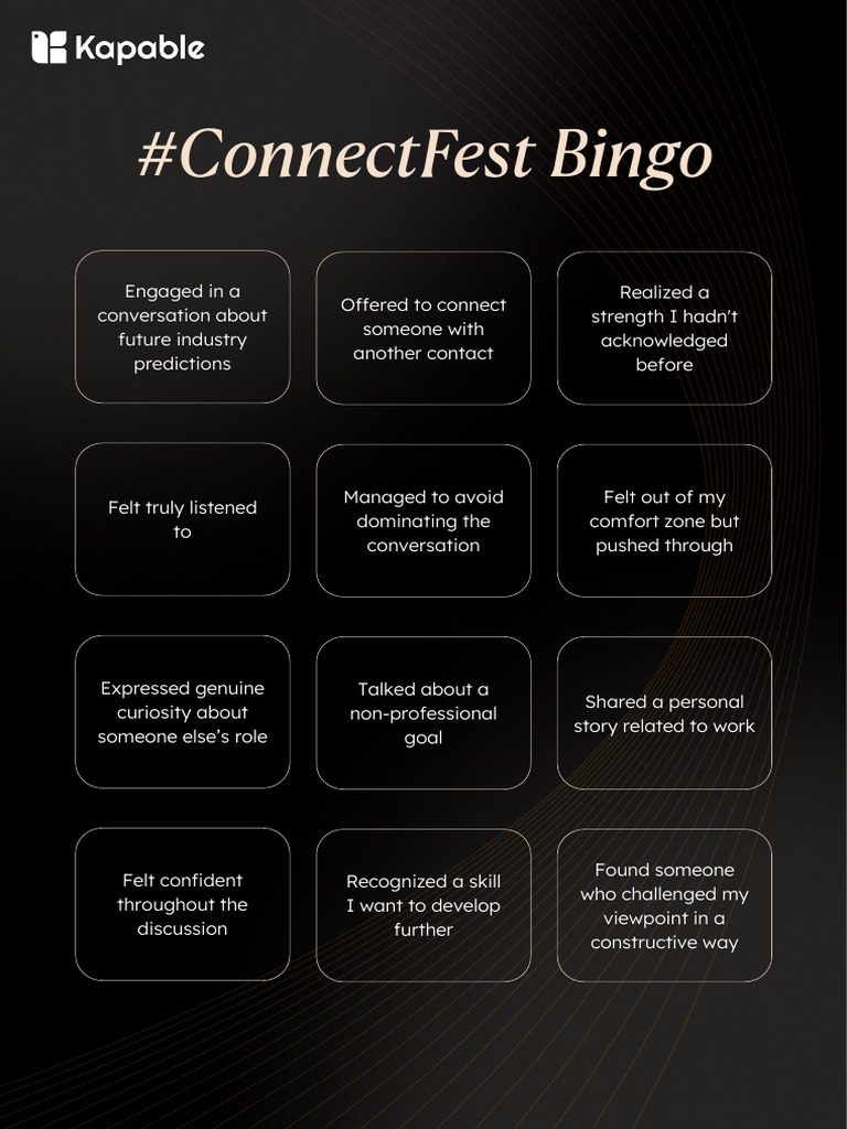 ConnectFest Bingo | PDF