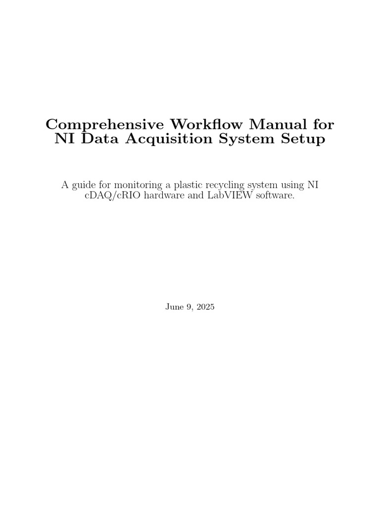 Experimental Setup From Hardware To Software | PDF | Data Acquisition | Sensor