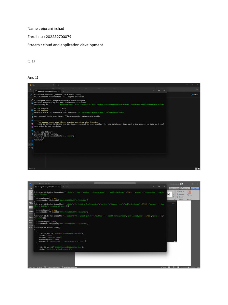 Piprani Irshad Nosql | PDF