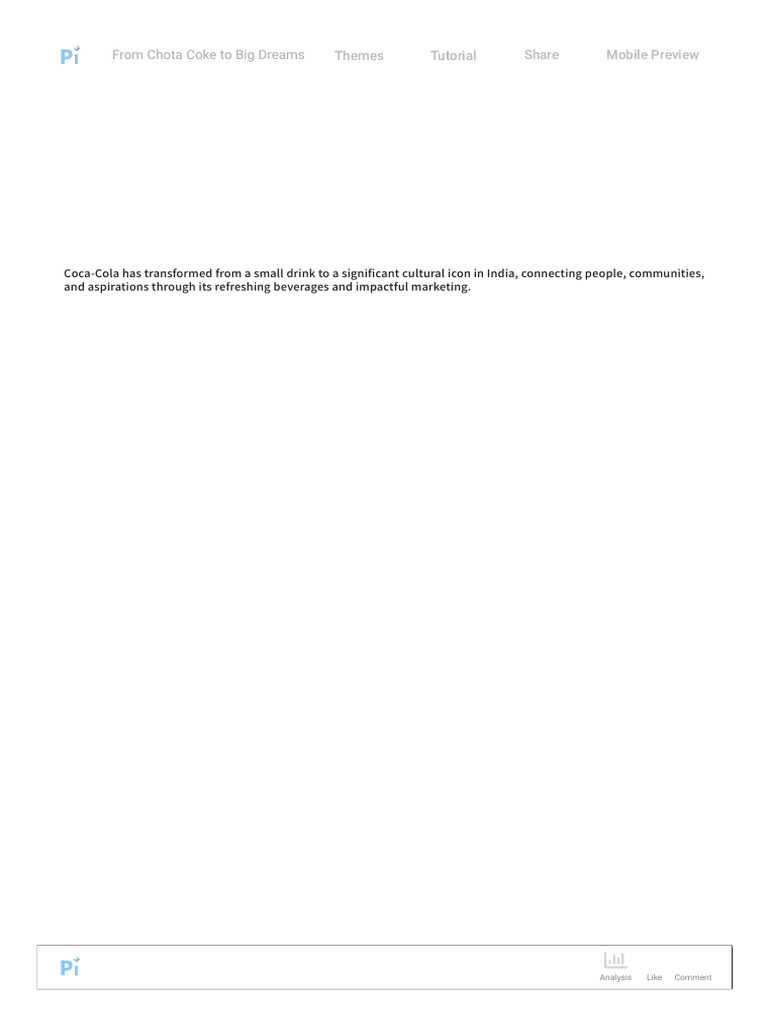 From Chota Coke To Big Dreams | PDF | The Coca Cola Company ...