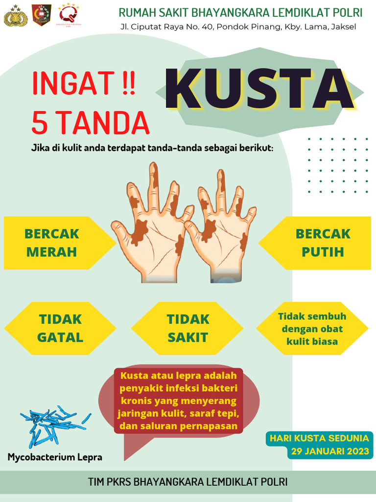 PKRS Poster 5 Tanda Kusta | PDF