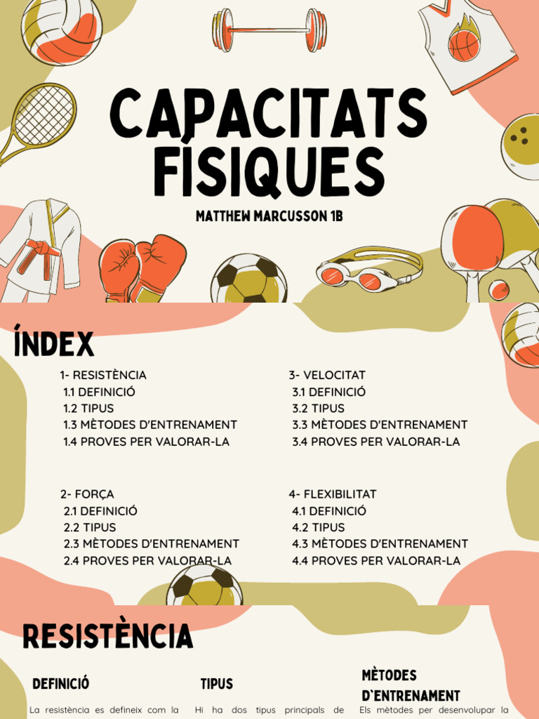 Ptresentació Capacitats Fisiques | PDF