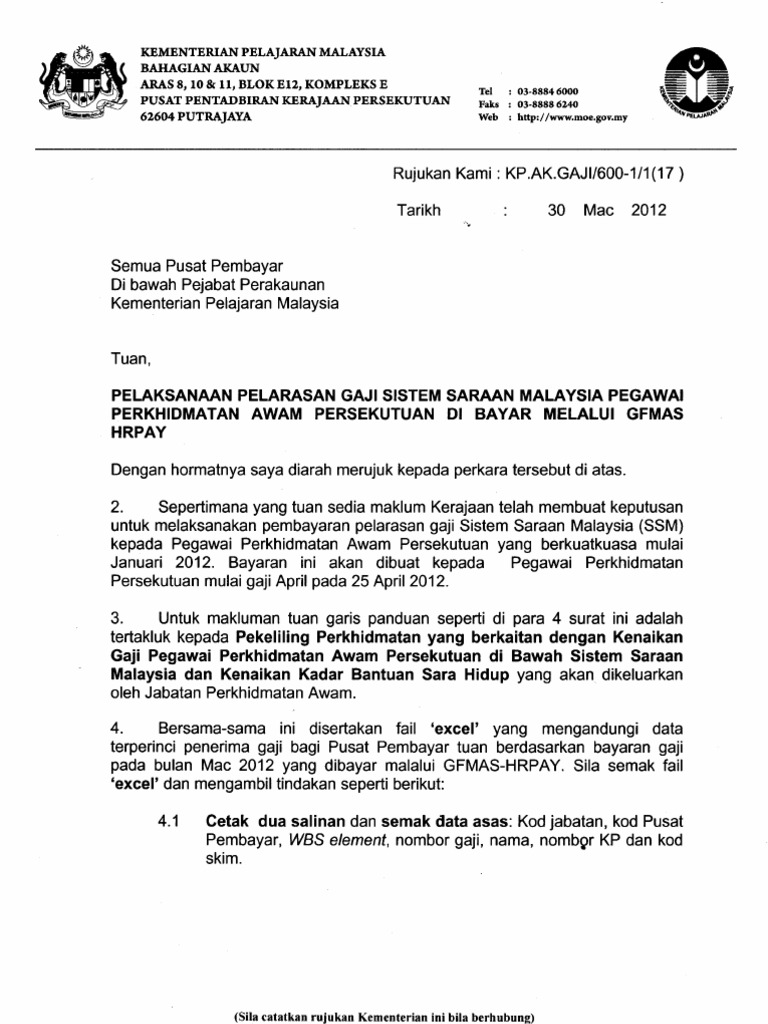 Surat SSM Baru | PDF