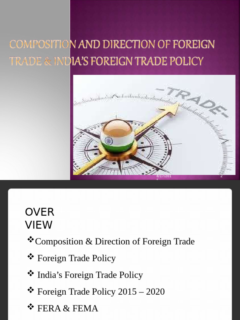 Foreigntradepolicy 150817024956 Lva1 App6891 | PDF | Free Trade | Trade