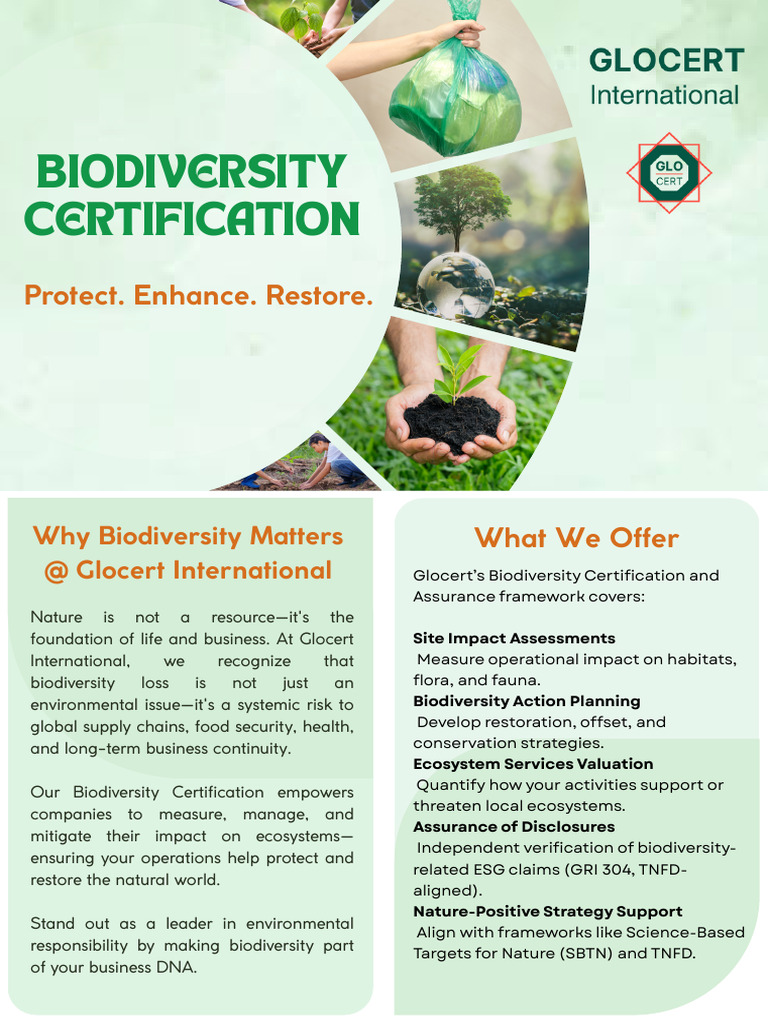 02 Bio Diversity Certification | PDF | Biodiversity | Nature