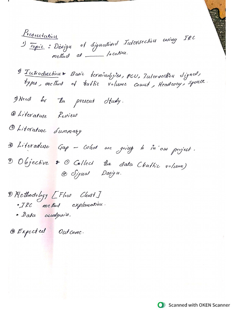 Design of Signalised Intersection Using IRC Method at Bidadi Location | PDF