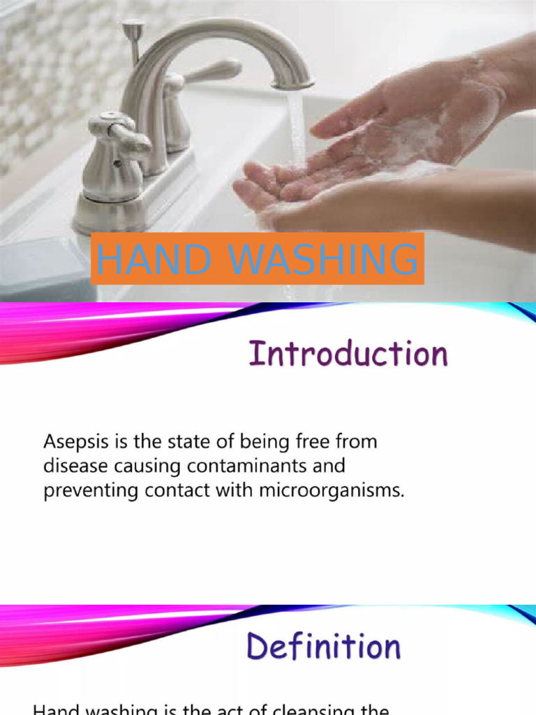 Hand Washing | PDF