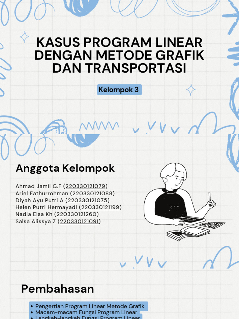 Program Linear: Grafik & Transportasi | PDF