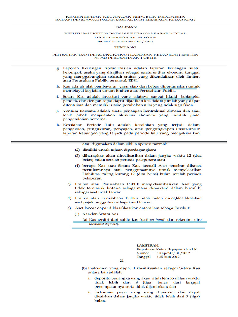 Peraturan Nomor VIII G.7 | PDF