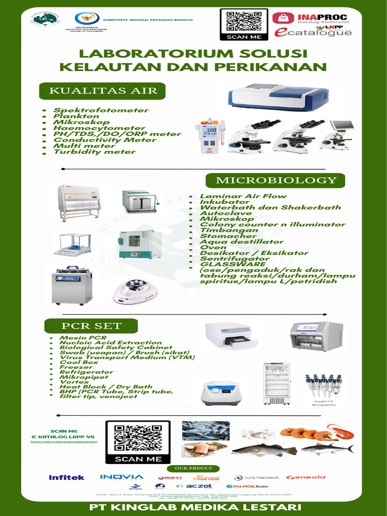 Brosur KML Lab Solution Kelautan Dan Perikanan | PDF