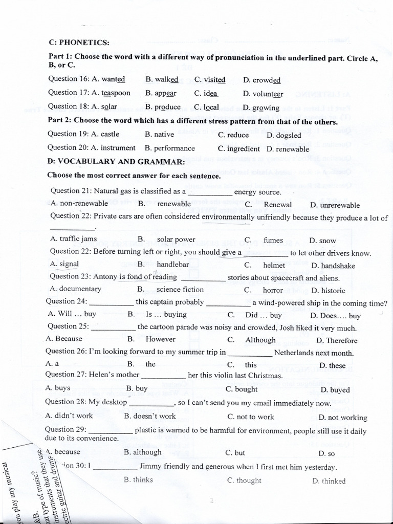 G7-ÔN THI HKII REVIEW 27.04.25 (1) | PDF