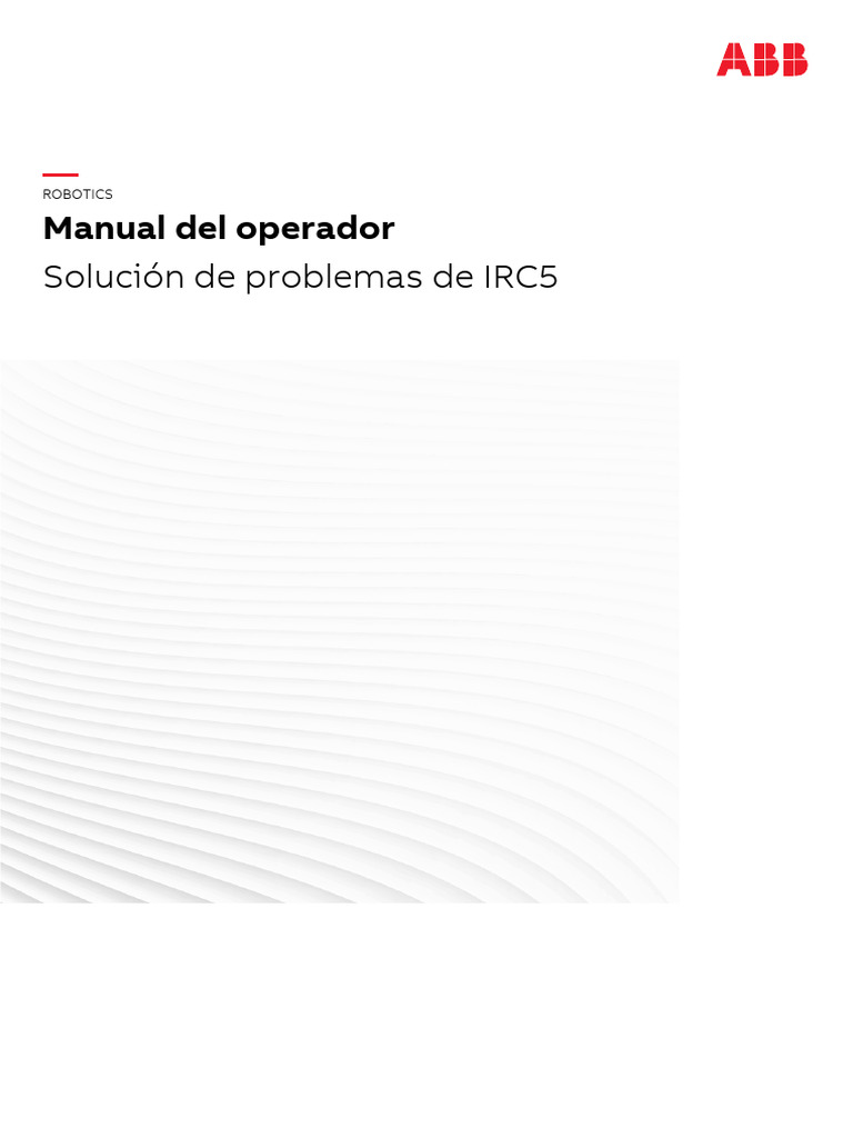 3HAC020738 OM Troubleshooting IRC5-Es | PDF | Archivo de computadora | Corriente continua