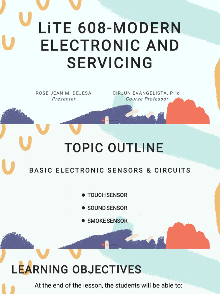 Electronic Sensor Dejesa | PDF | Capacitor | Microphone