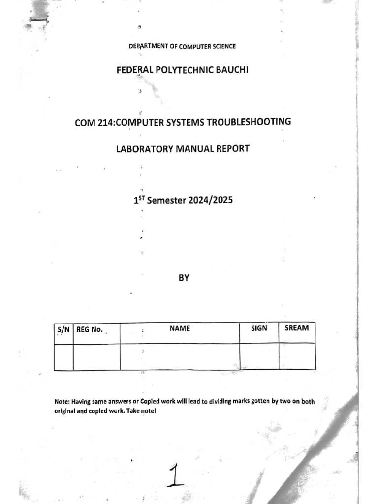 Trouble Shooting Assignment | PDF