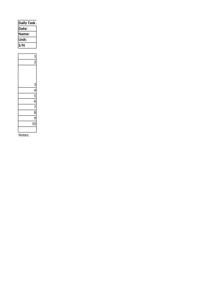 HPTL Daily Task Reporting Sheet - Olalere Segun-030625 | PDF