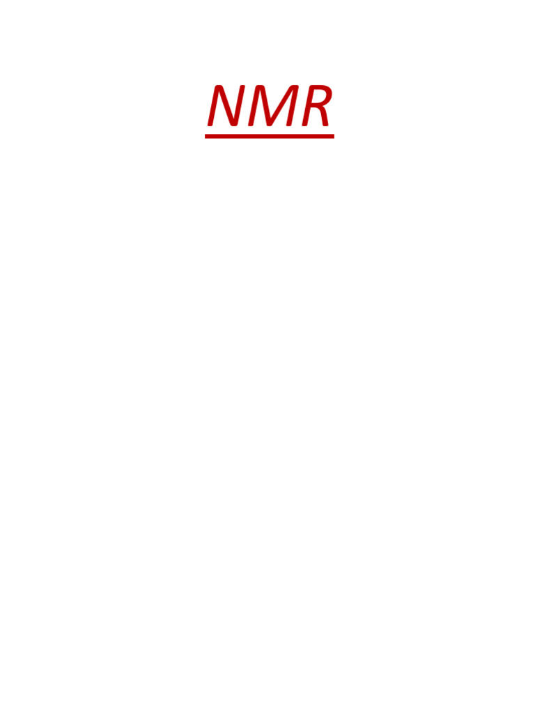 NMR Note | PDF