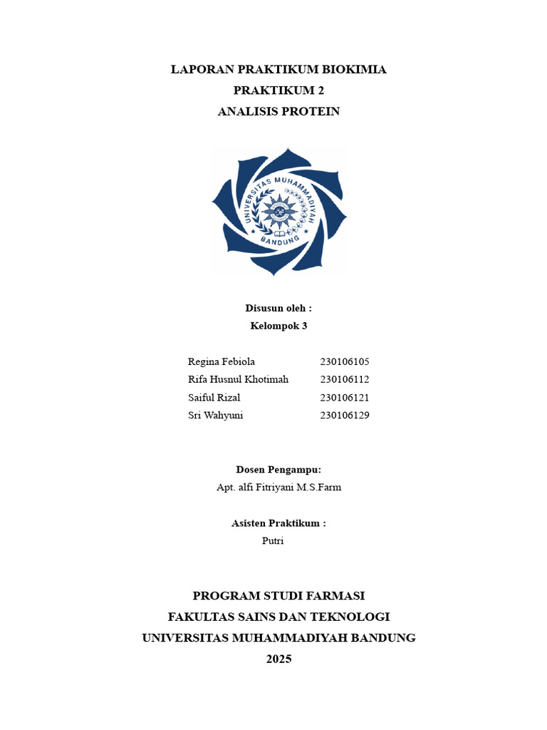 Laprak Biokimia | PDF