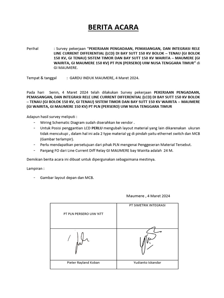 Ba Survey Maumere | PDF