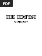 The Tempest - Character List | PDF | The Tempest | Shakespearean Comedies