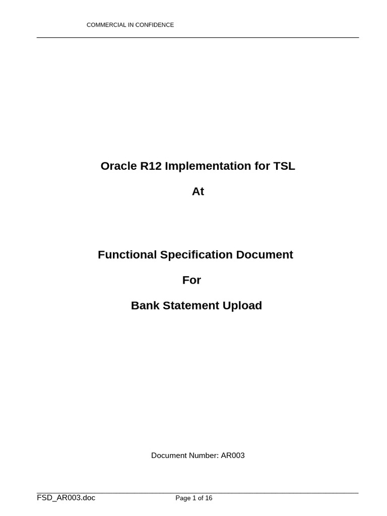 FTS - FSD - Bank Statemnt Upload | PDF | Comma Separated Values | Parameter (Computer Programming)