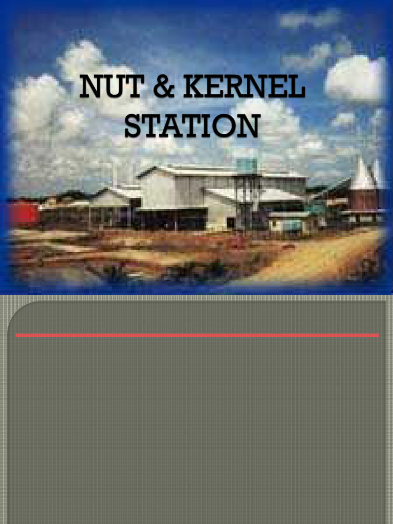 Proses dan Desain Stasiun Nut Kernel | PDF
