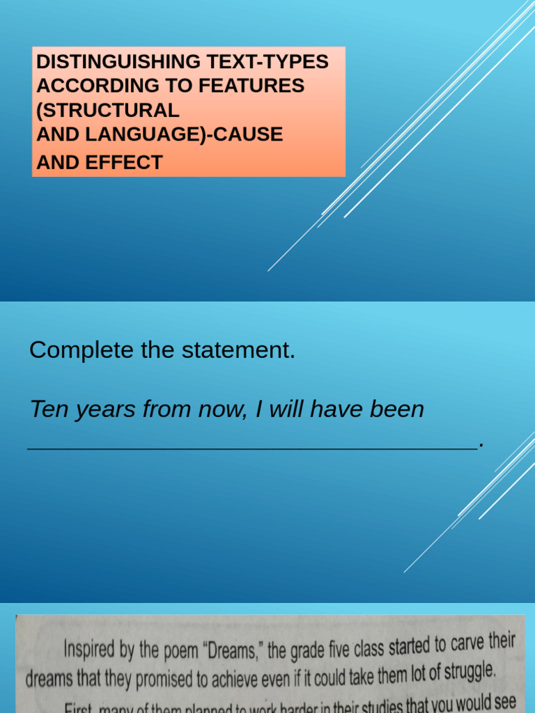 English Q3 WK 5 Day 2-Cause and Effect | PDF