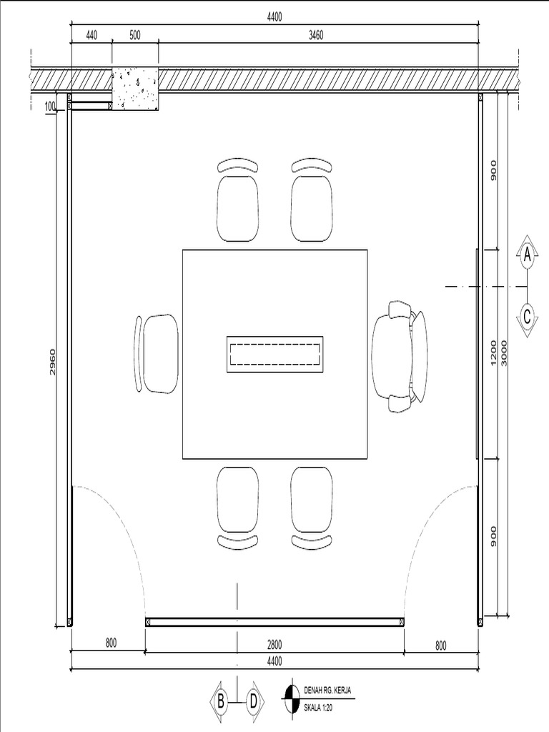 Denah Ruang Kerja | PDF