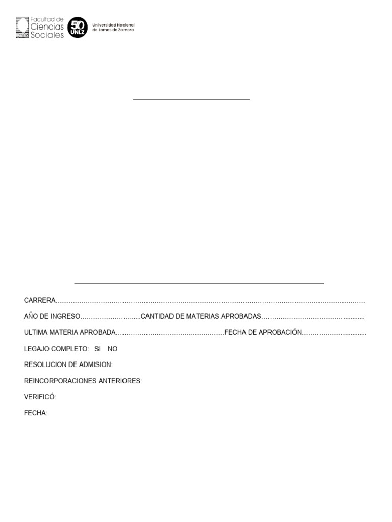 Formulario - Reincorporacion Automatica | PDF