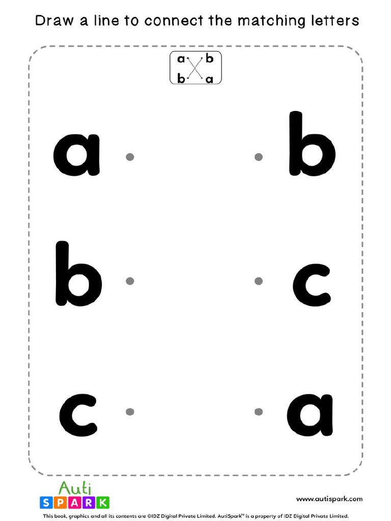 MatchingLowercaseAlphabet 1 | PDF