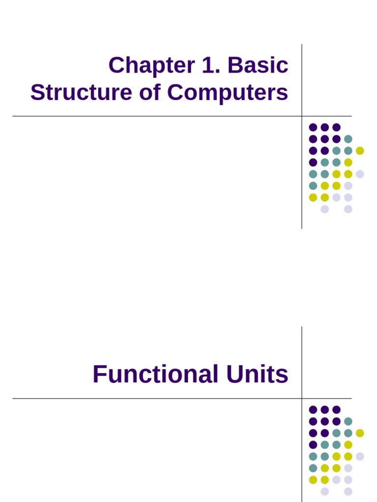 Chapter1 Basic Structure of Computers | PDF | Computer Data Storage ...