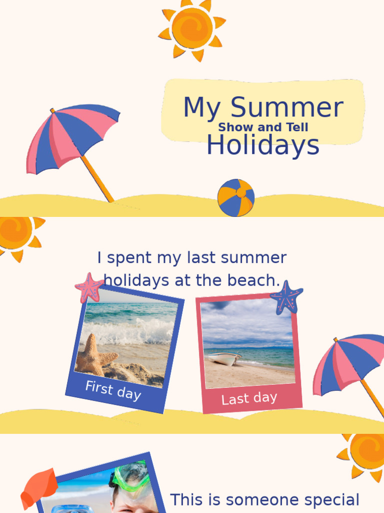 Summer Holiday Slide | PDF