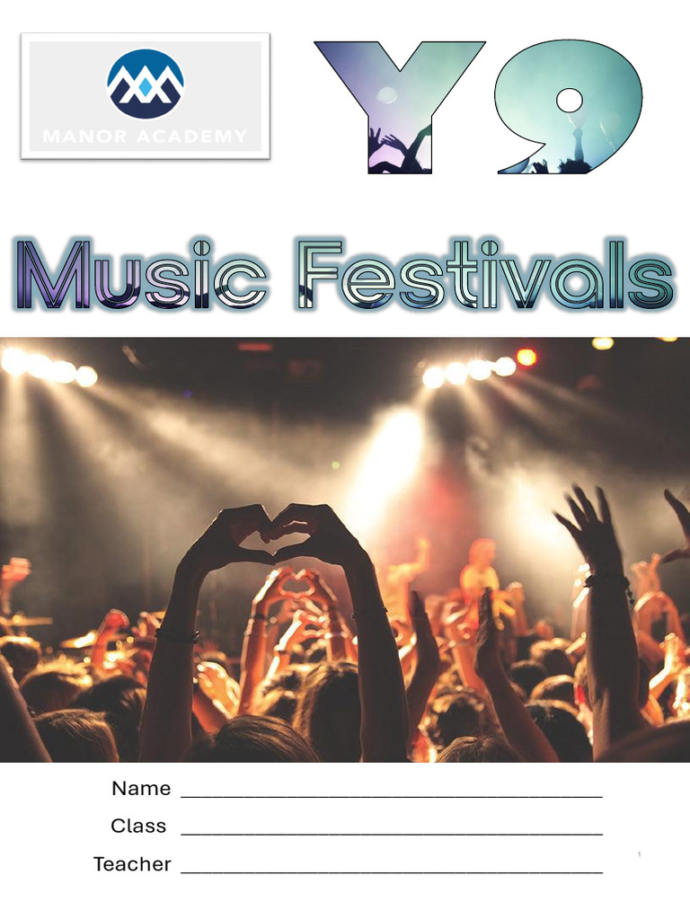 Y9 Music Festivals Booklet 2024-2025 | PDF | Rock Music | Entertainment