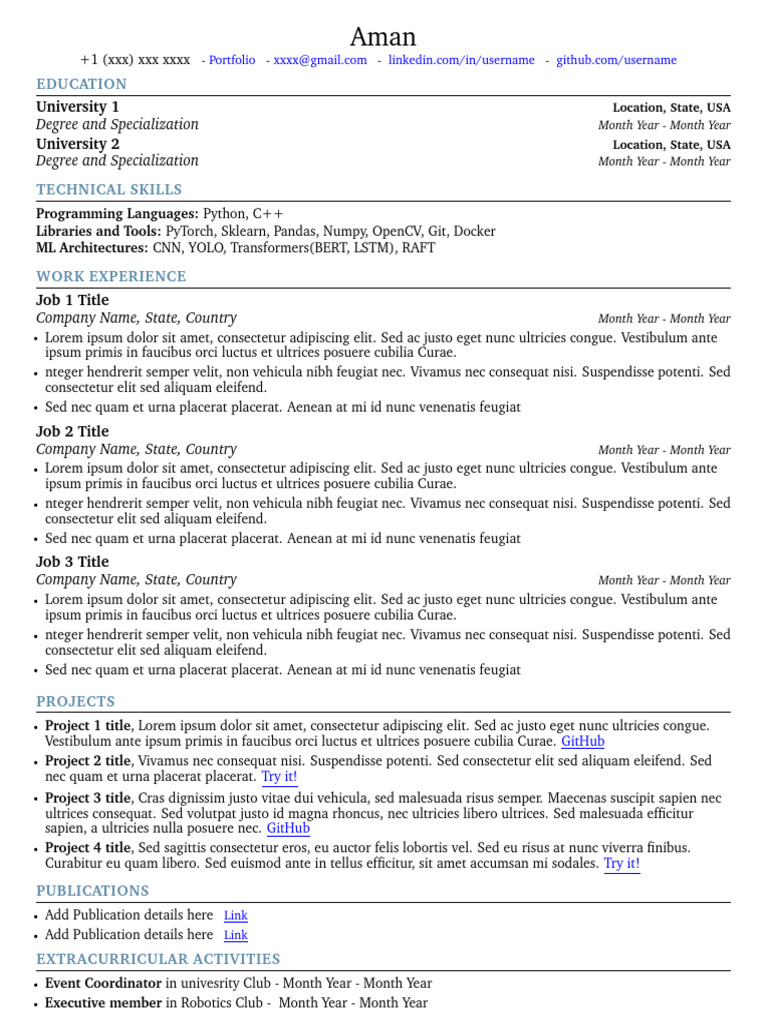 Resume Professional Template Software Engineer | PDF | Computer Programming | Computing