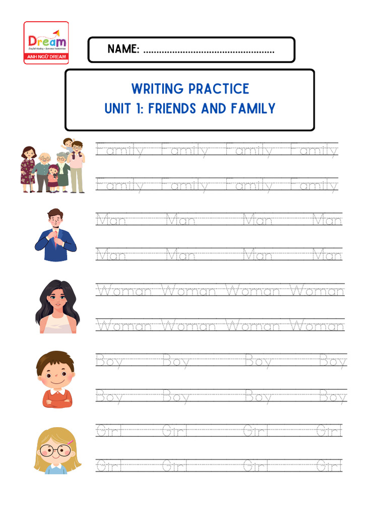 WS1_UNIT 1_FRIENDS AND FAMILY | PDF