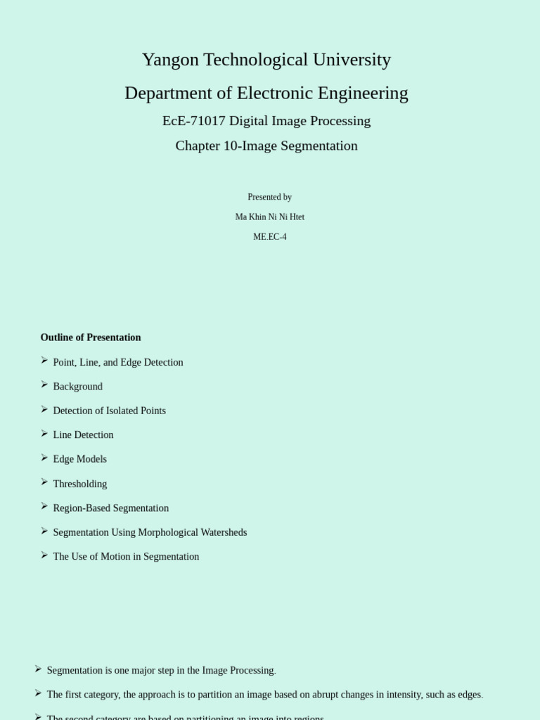 Chapter 10 Dip Me - Ec 4 | PDF | Image Segmentation | Computer Graphics